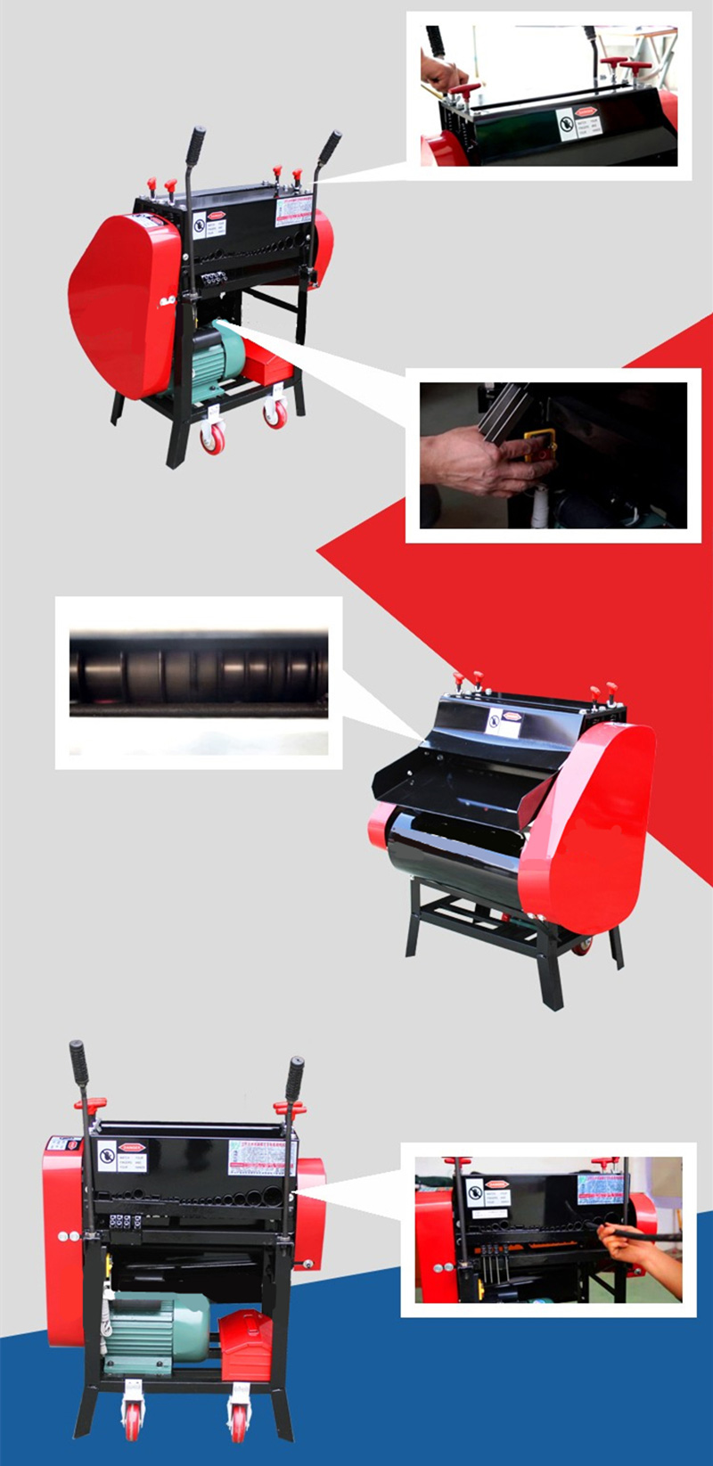 Commercial Electric Automatic Copper Wire Stripping Machine from China ...